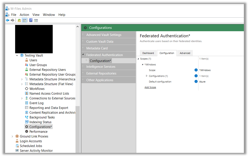How to Allow M-Files and Federated Authentication Methods in M-Files Web